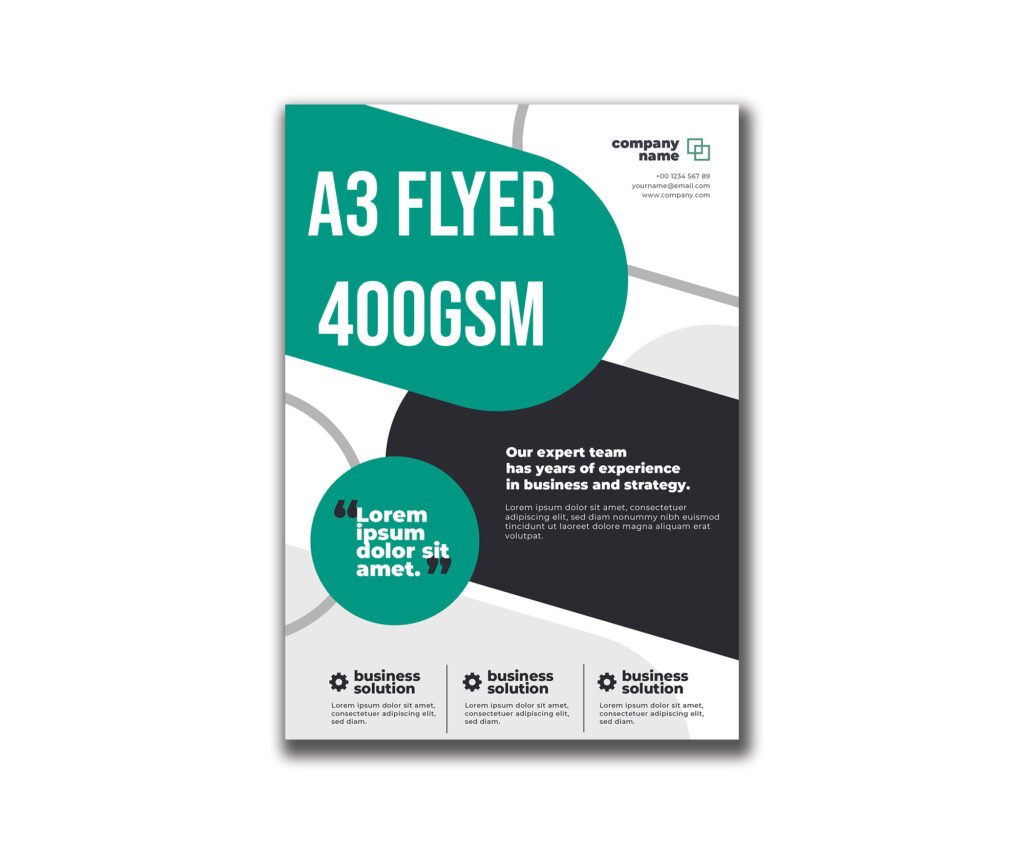 A3 Flyers – 400gsm – HS Graphics